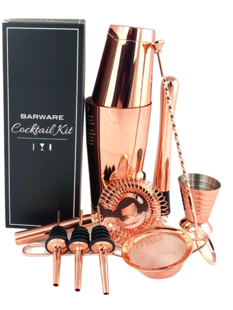 Complete Copper Barware Set | Gift Ideas | Bar Tools | NZ – simplypure ...